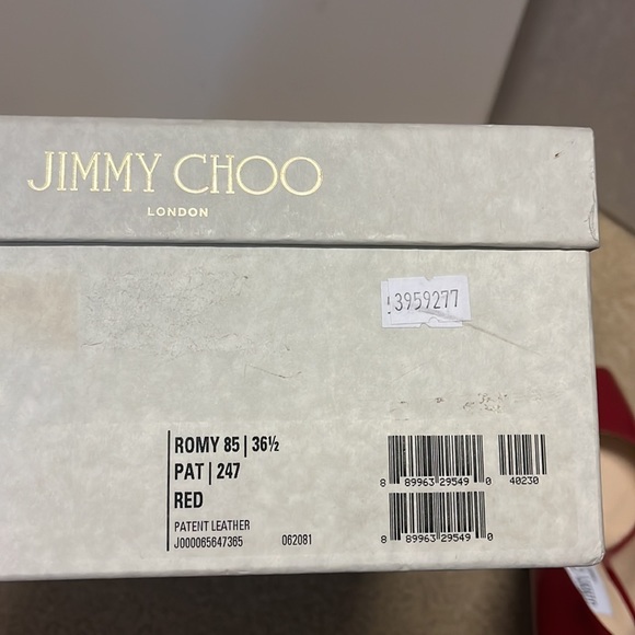 Jimmy Choo | Shoes | Jimmy Choo High Heel Romy 85 365 Red Brand New ...